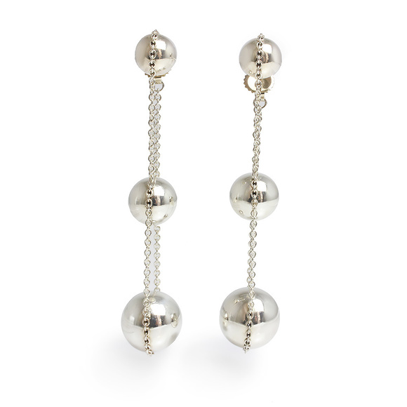 Tiffany & Co. | Bags | Tiffany Co Hardware Triple Drop Earrings ...
